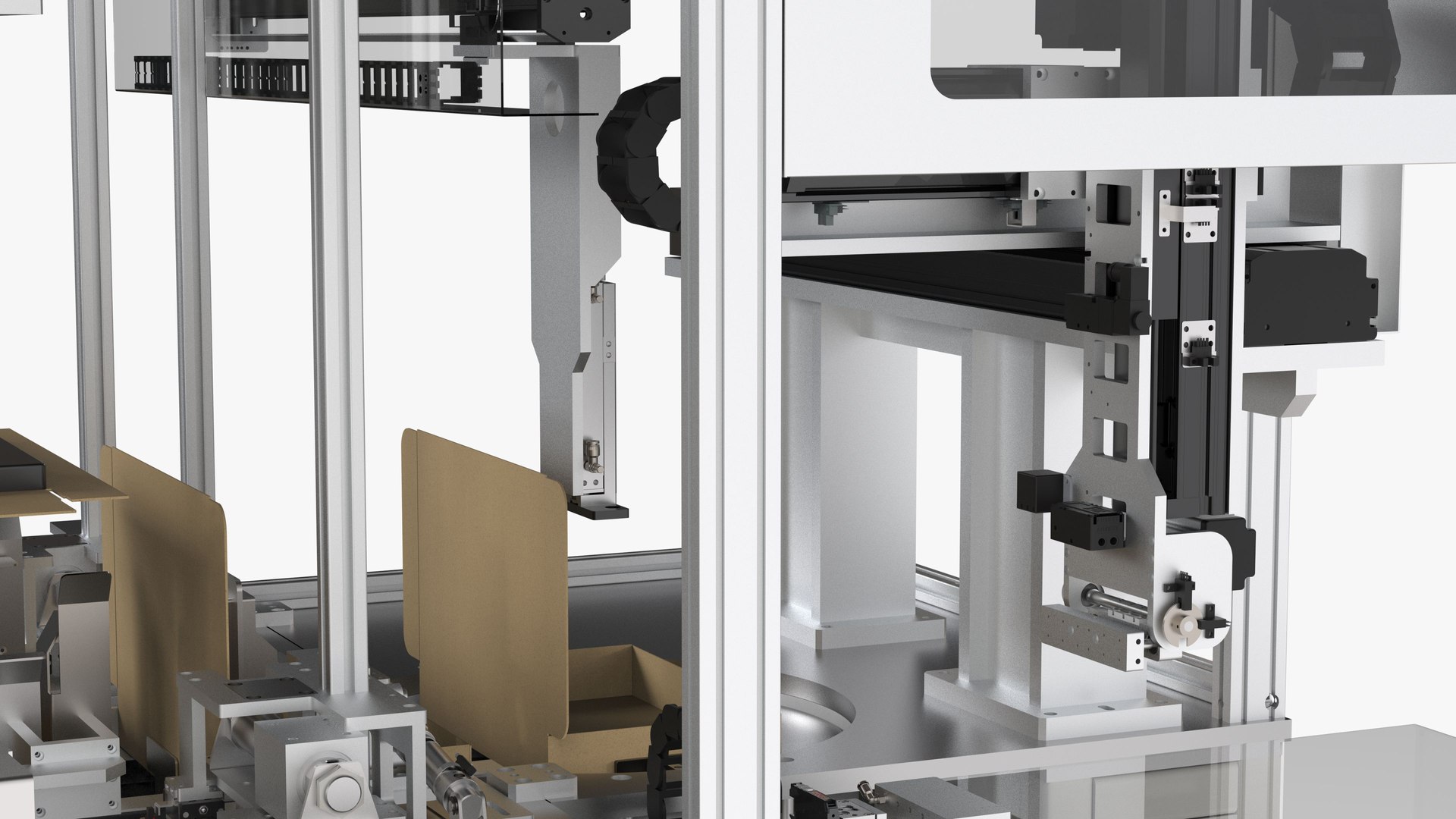 3D Automatic Folding Box Labeling Machine - TurboSquid 1994832