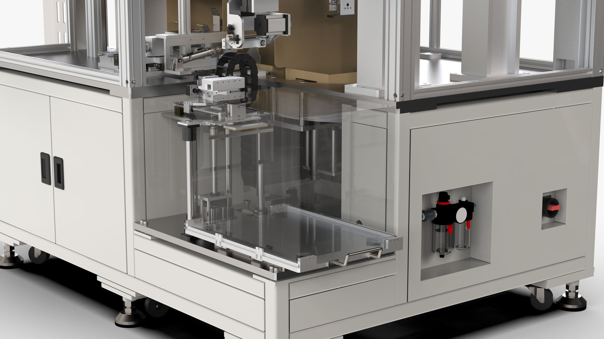 3D Automatic Folding Box Labeling Machine - TurboSquid 1994832