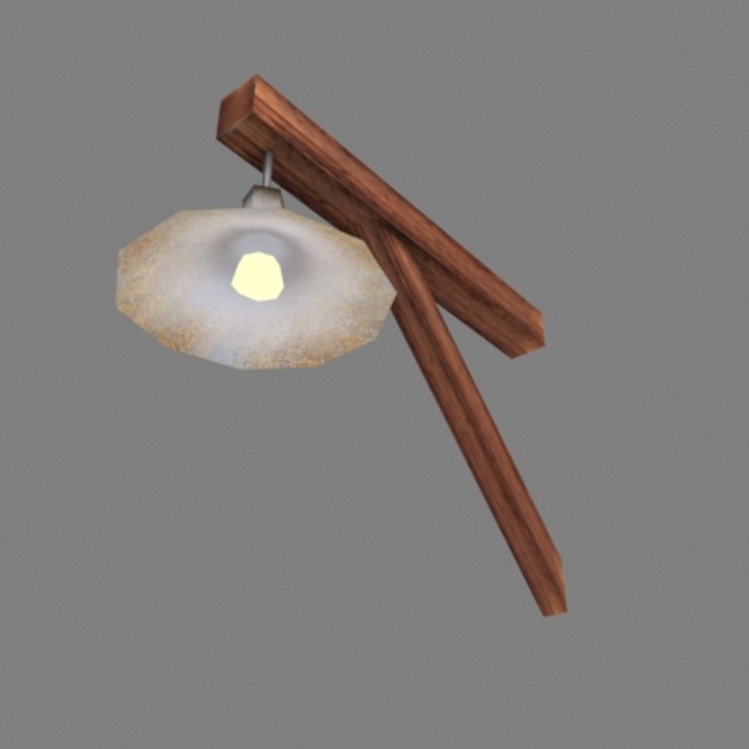 3d model light fixture 7