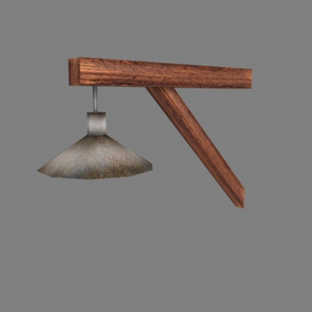 3d model light fixture 7