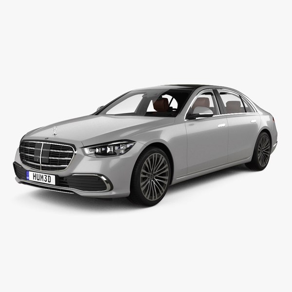 Mercedes-Benz S-class LWB with HQ interior 20213Dモデル - TurboSquid 1997165