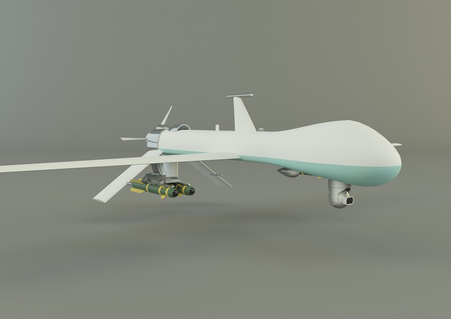 3D predator unmanned aerial vehicle 3D model model - TurboSquid 2067910