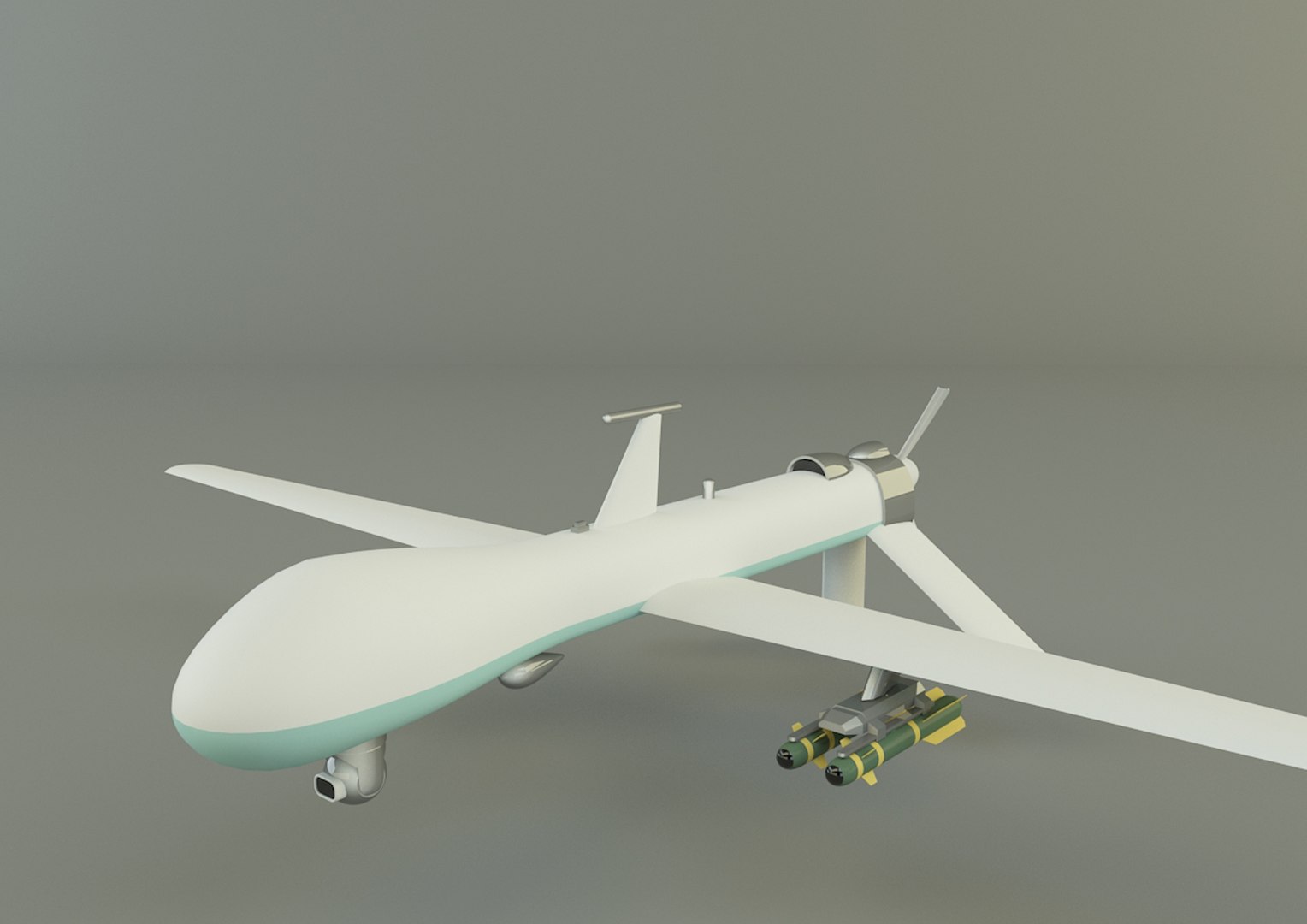 3D Predator Unmanned Aerial Vehicle 3D Model Model - TurboSquid 2067910