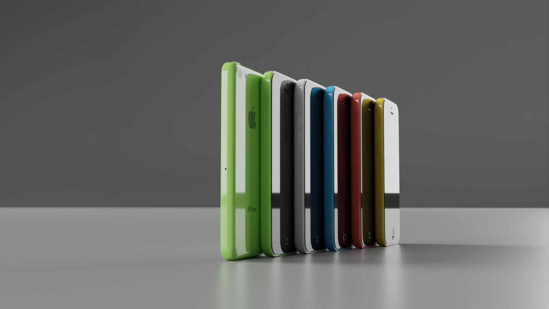 3D model iPhone 5c All Colors Smartphone - TurboSquid 2080255