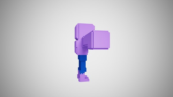 modelo 3d Zombi voxel - TurboSquid 1831721