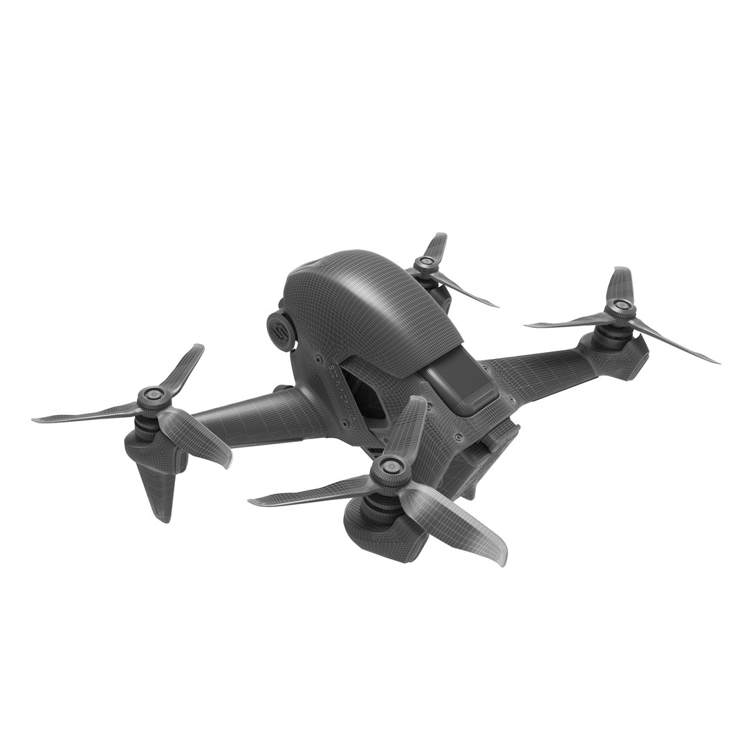3D Aerial Drone Mini FPV Quadrocopter UAV 3D Model - TurboSquid 2247956