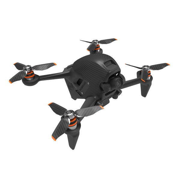 3D модель Воздушный Дрон Мини FPV Квадрокоптер БПЛА 3D модель ...
