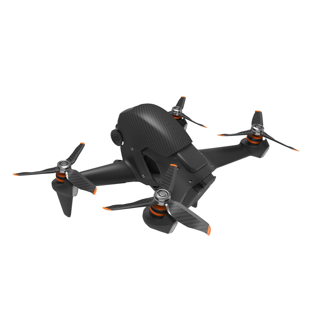 3D Aerial Drone Mini FPV Quadrocopter UAV 3D Model - TurboSquid 2247956
