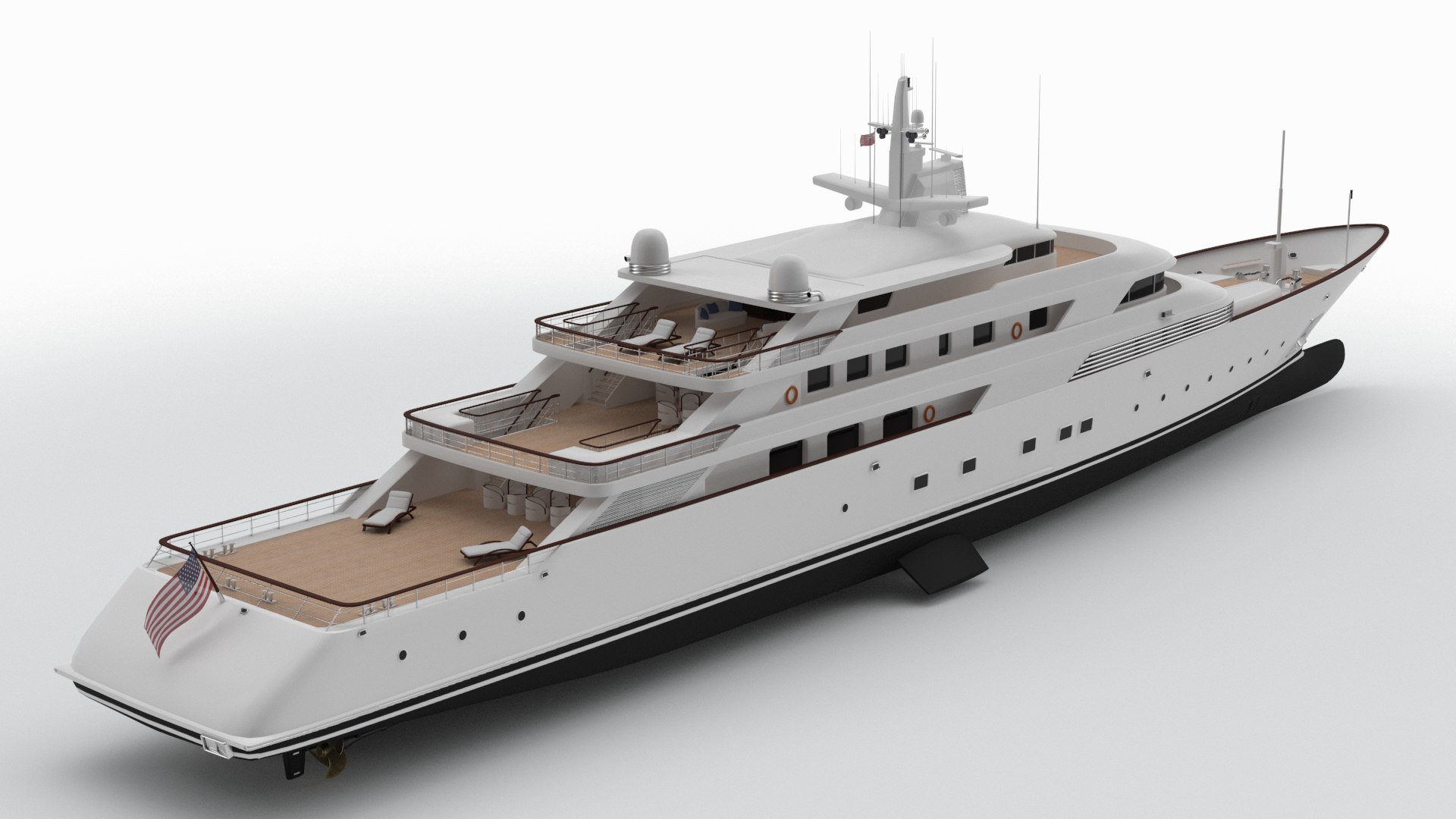 3D Arka Yacht Model - TurboSquid 2251720