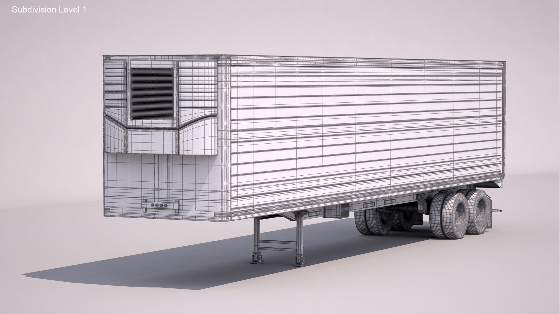Semi Tailer 3D Model - TurboSquid 1468416