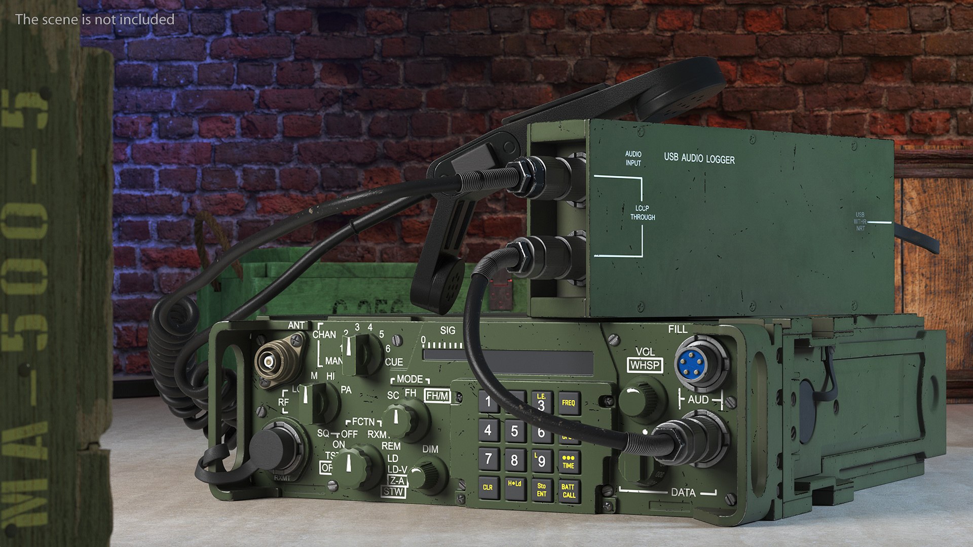 Military Radio Green 3D Model - TurboSquid 2098044