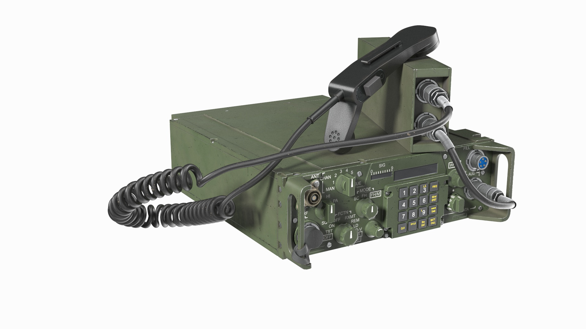 Military Radio Green 3D Model - TurboSquid 2098044