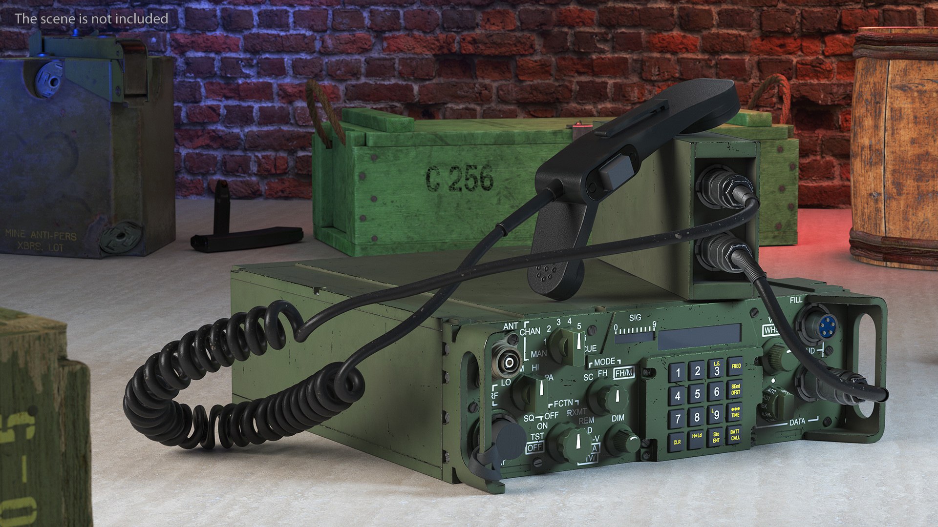 Military Radio Green 3D Model - TurboSquid 2098044