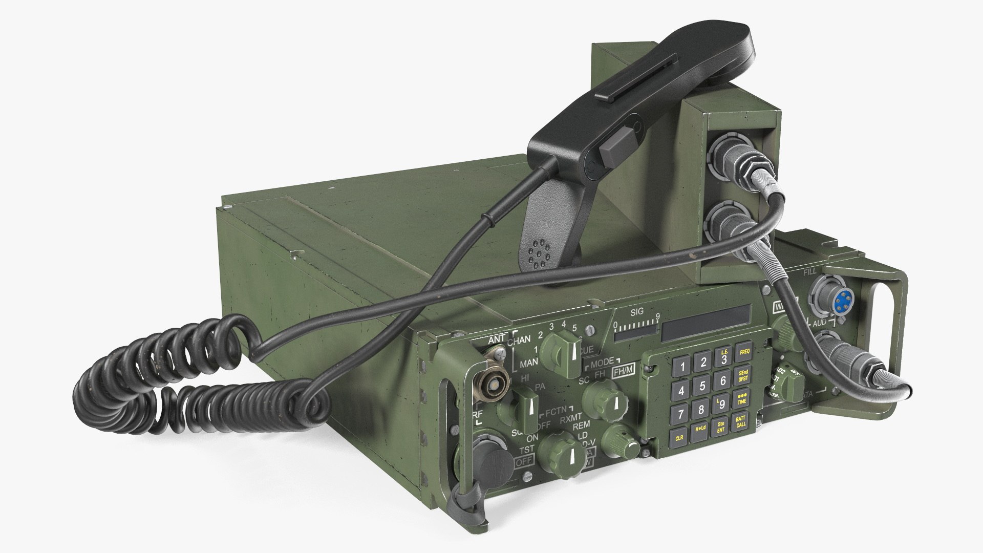 Military Radio Green 3D model - TurboSquid 2098044