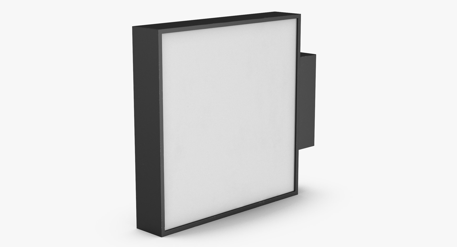 Storefront Sign 04 Model - TurboSquid 1223334