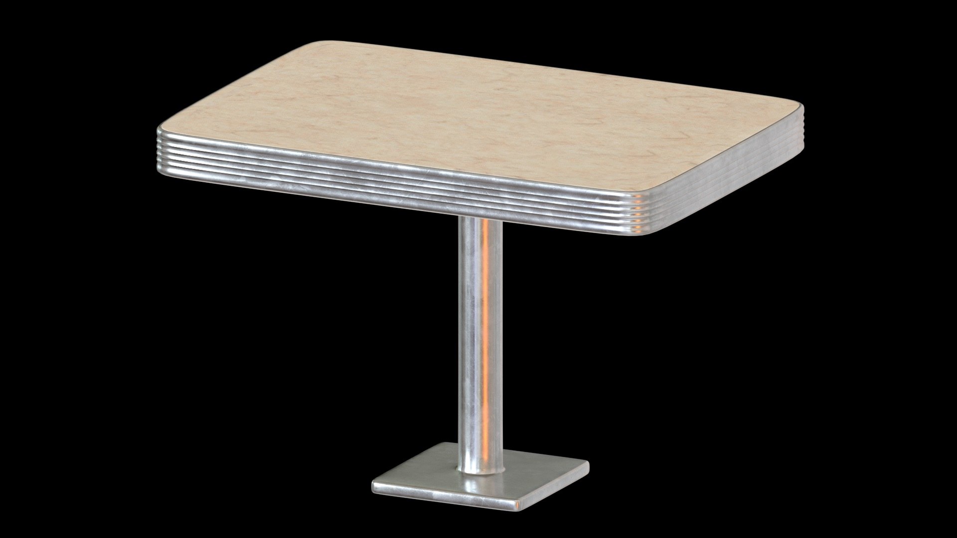 Free Retro Diner 50s Table Model - TurboSquid 2025295