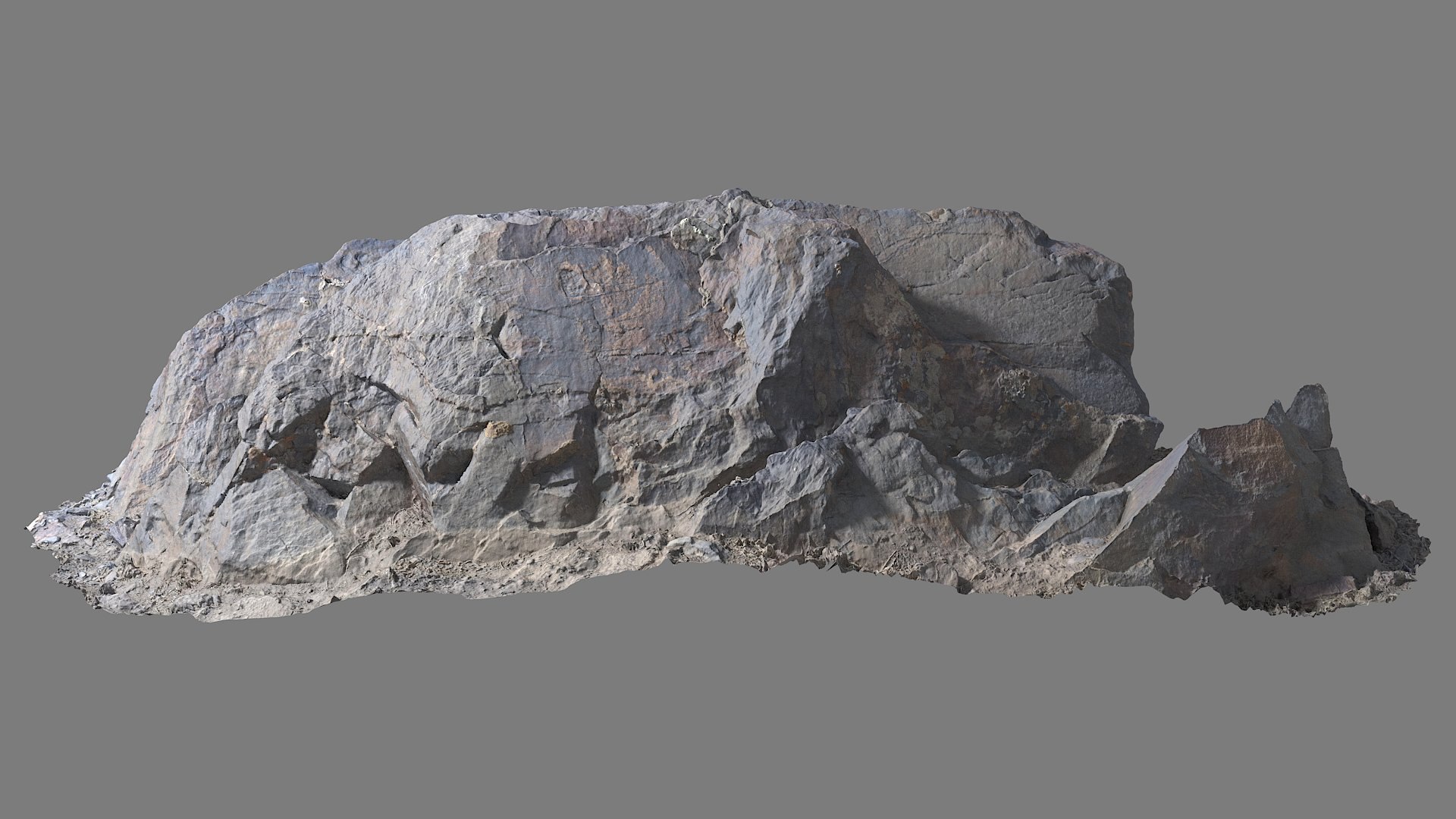 Assembly Ground Rock 23 3D - TurboSquid 2003749