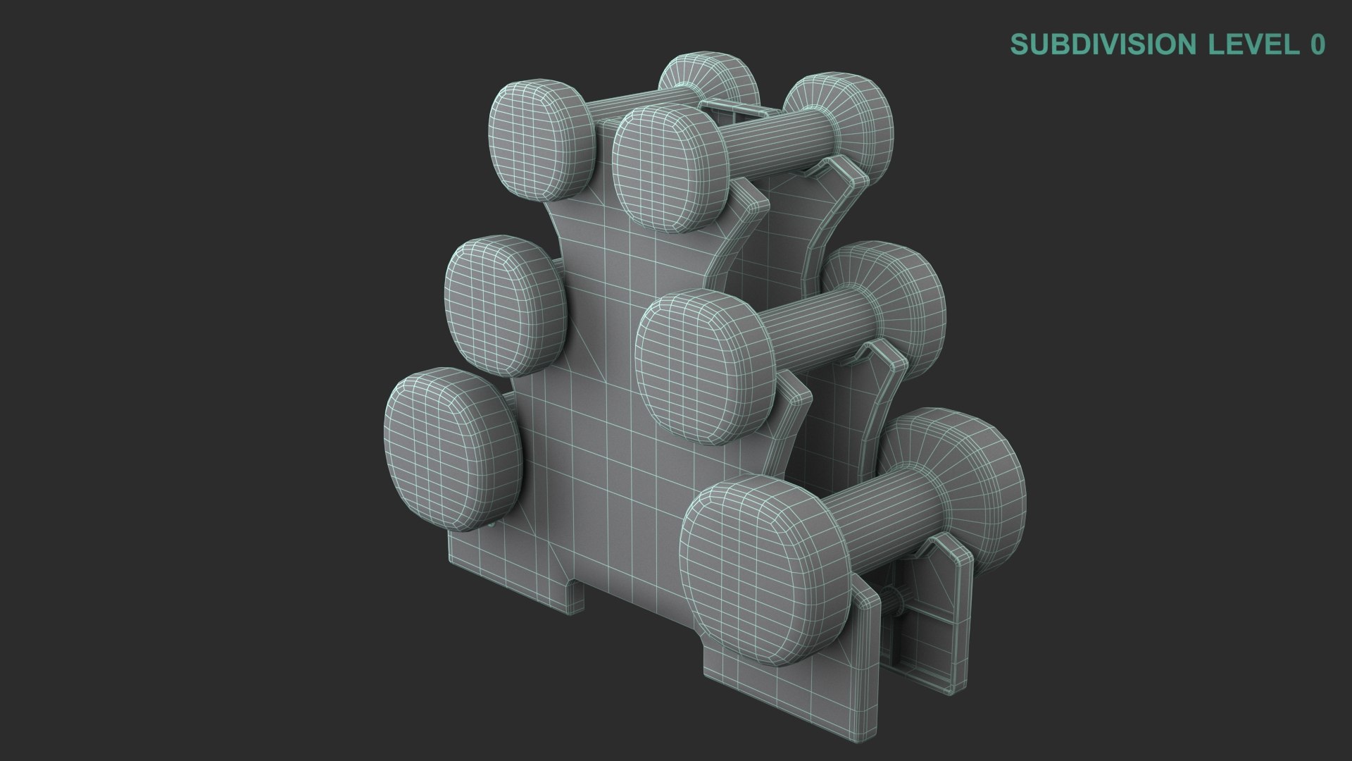 3D Dumbell Set Model - TurboSquid 1934219