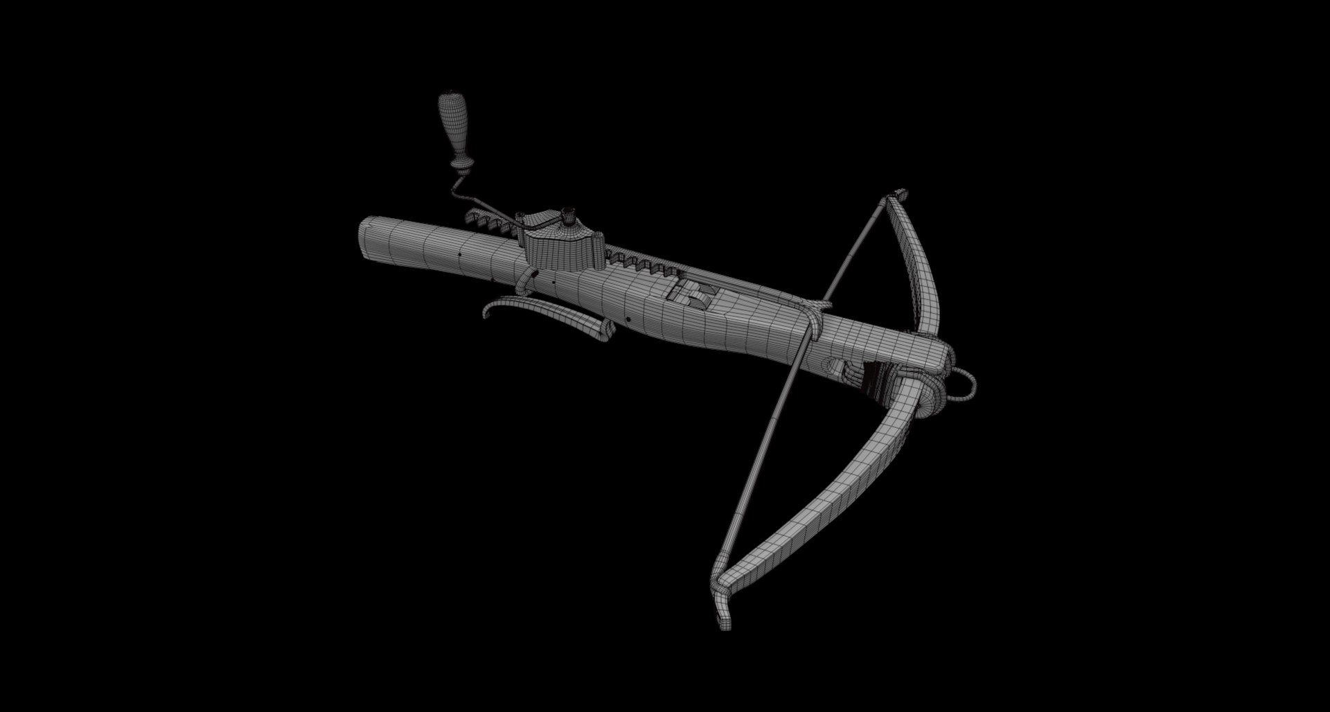 3D Crossbow Crank Model - TurboSquid 2346945