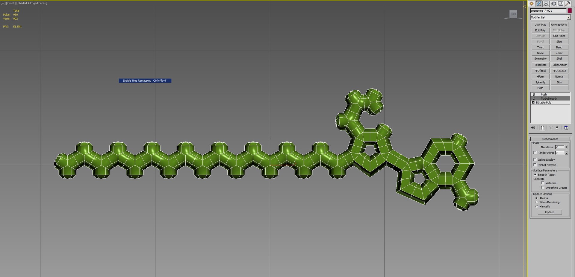 Molecule Coenzyme 3d Model