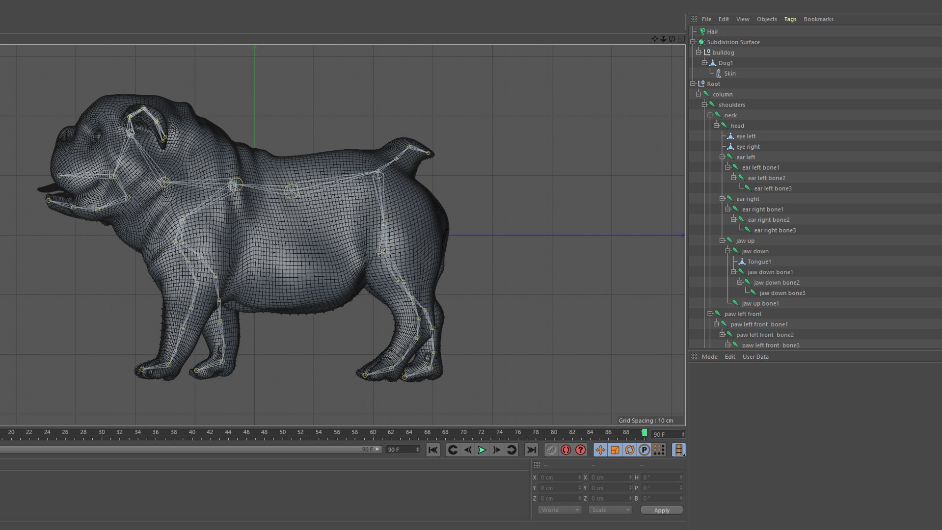 British Bulldog White L253 Model - TurboSquid 1434621