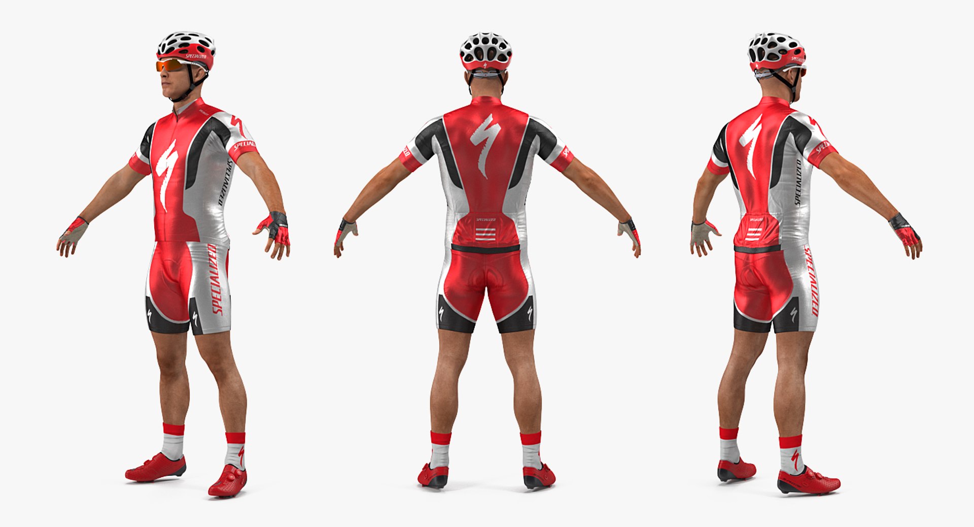 3D Bicyclist Neutral Pose Model - TurboSquid 1389700