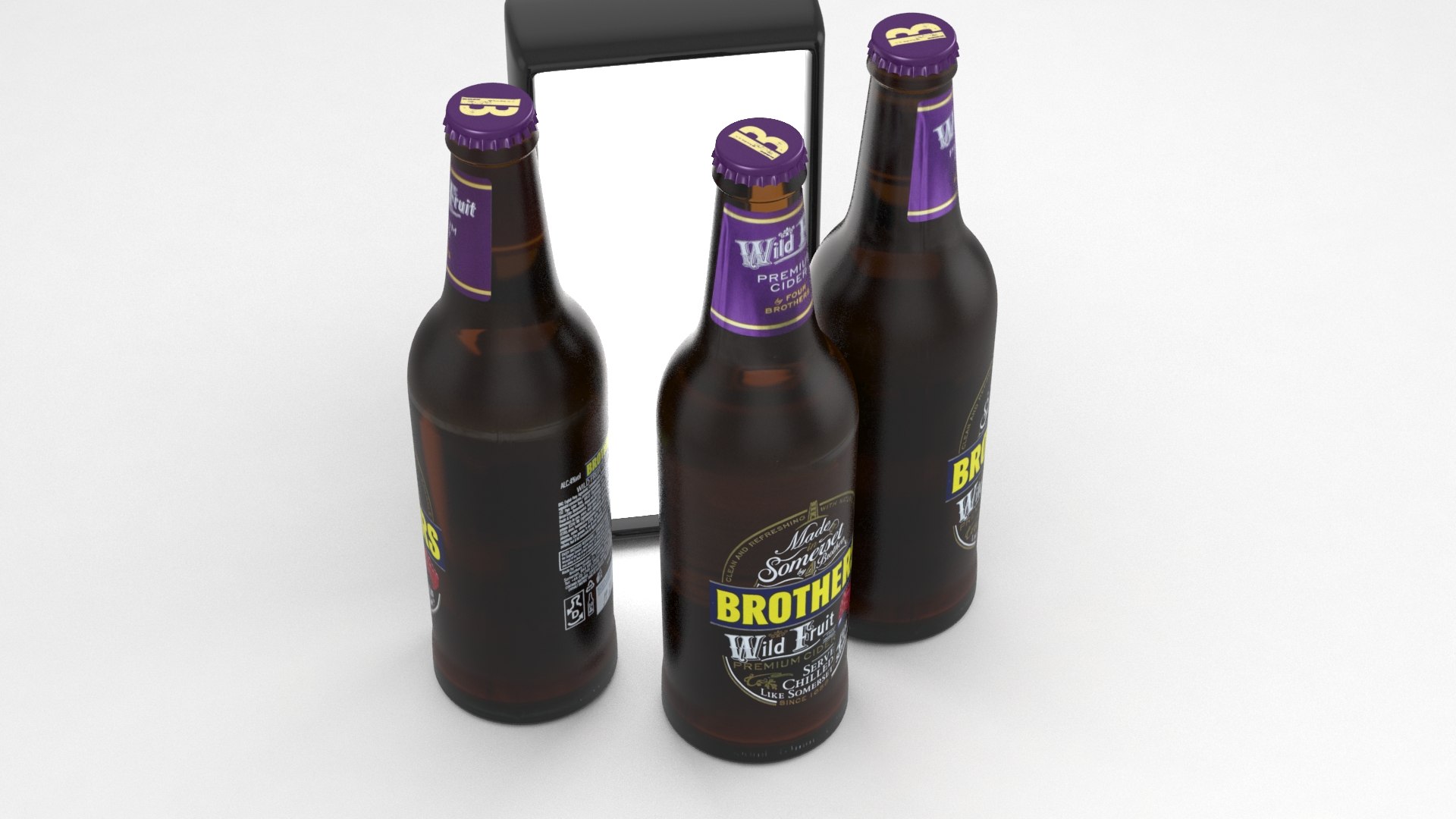 Cider Bottle Model - TurboSquid 1377556