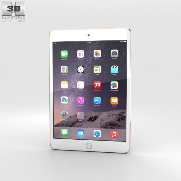 Apple 3 ipad 3D model - TurboSquid 1247561