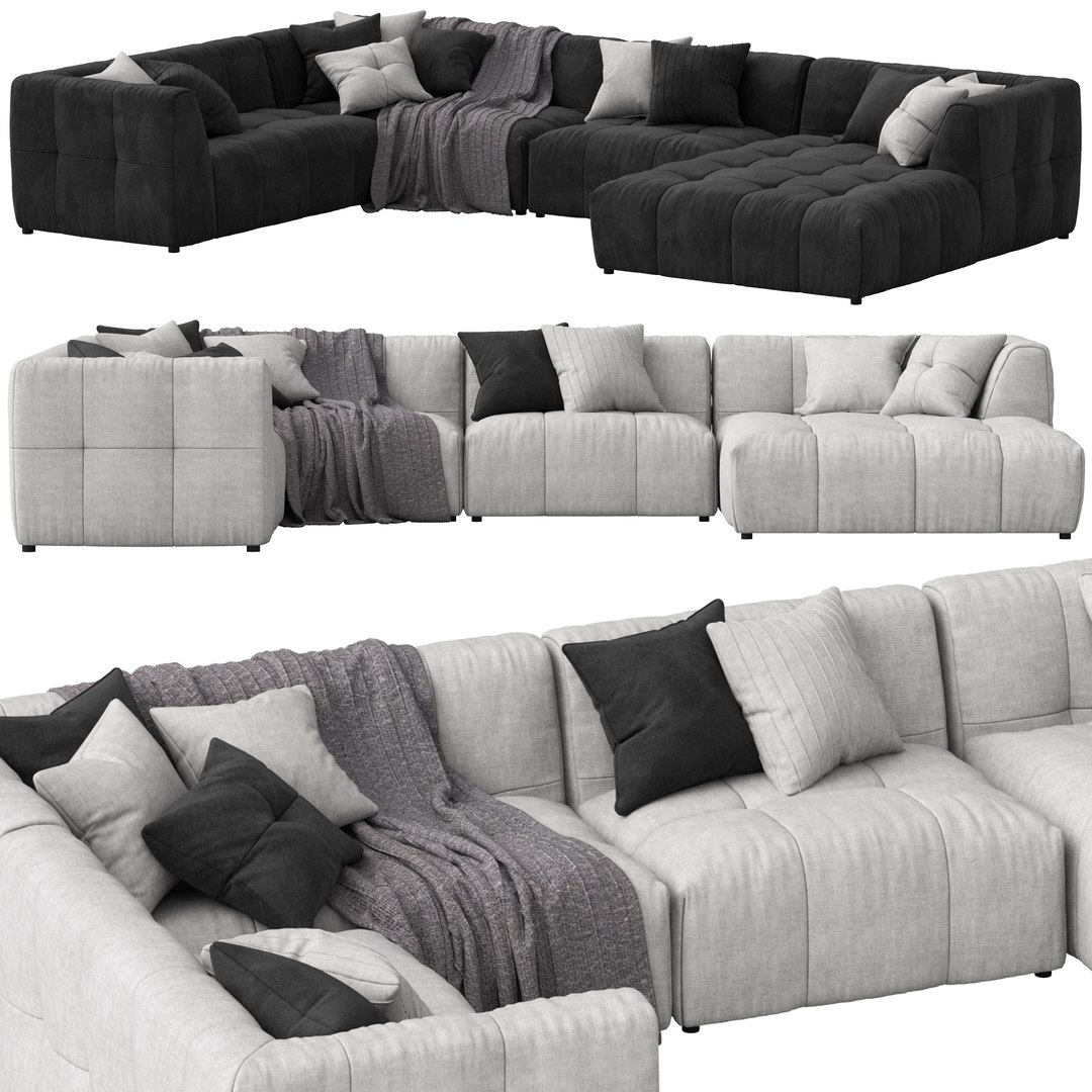 3D Model Globewest Sidney Slouch Sofa1 - TurboSquid 2166021