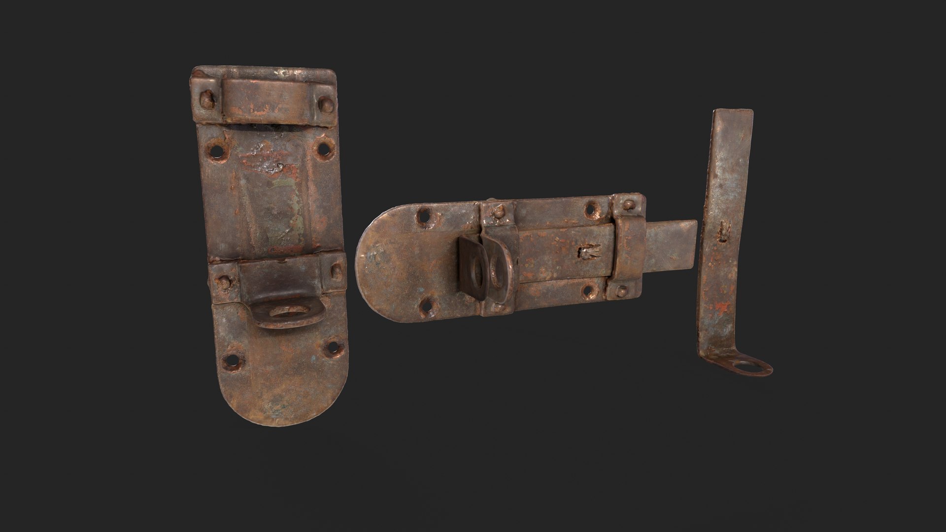 Door Latch 3D Model - TurboSquid 2271903
