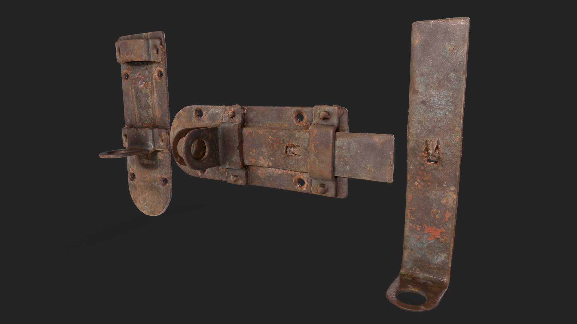 Door Latch 3D Model - TurboSquid 2271903