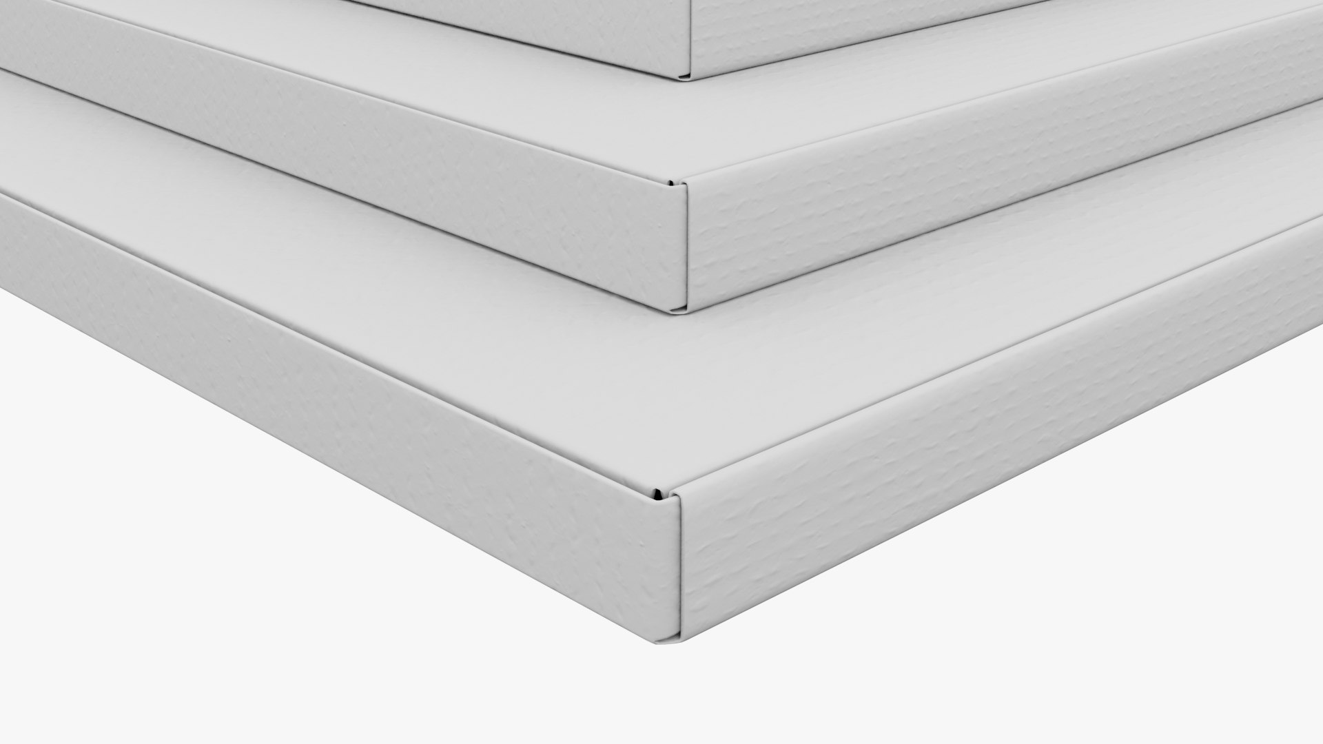 3D Pizza Boxes Mockup - Kraft Paper - TurboSquid 2290023