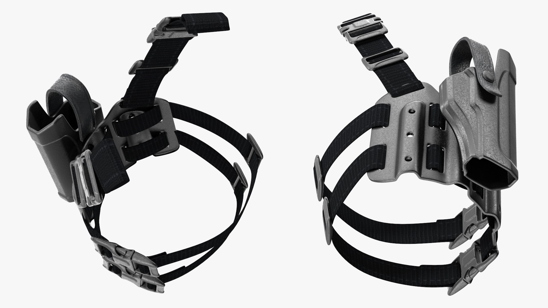 3D Universal Tactical Drop Leg Holster Model - TurboSquid 2163578