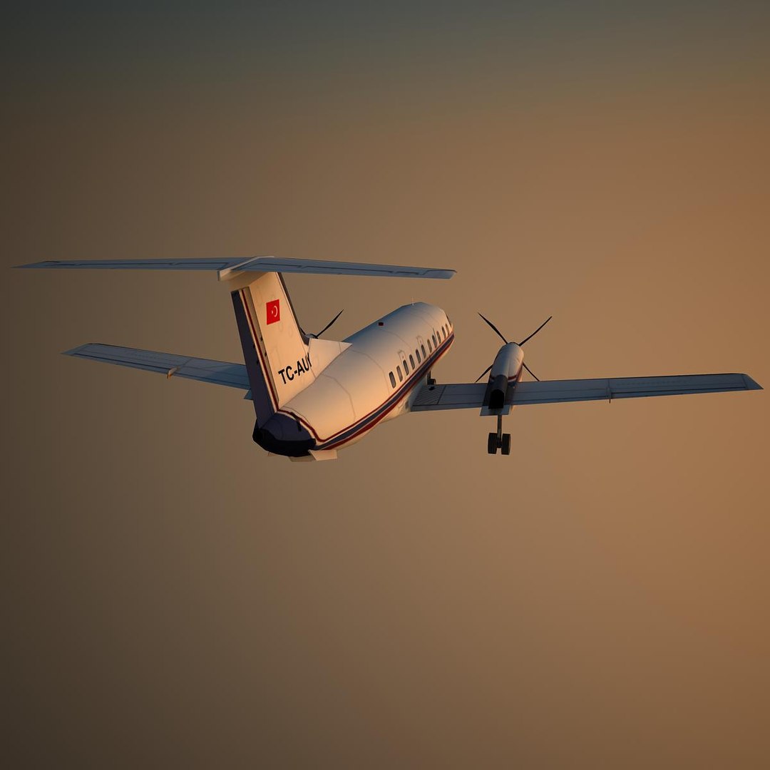 3d Model Embraer Emb 120