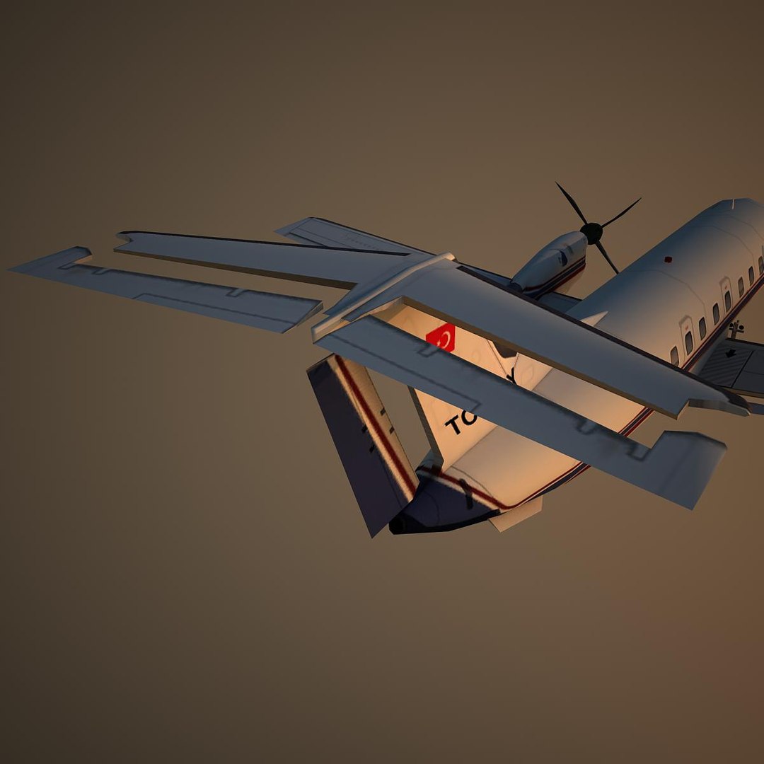 3d Model Embraer Emb 120