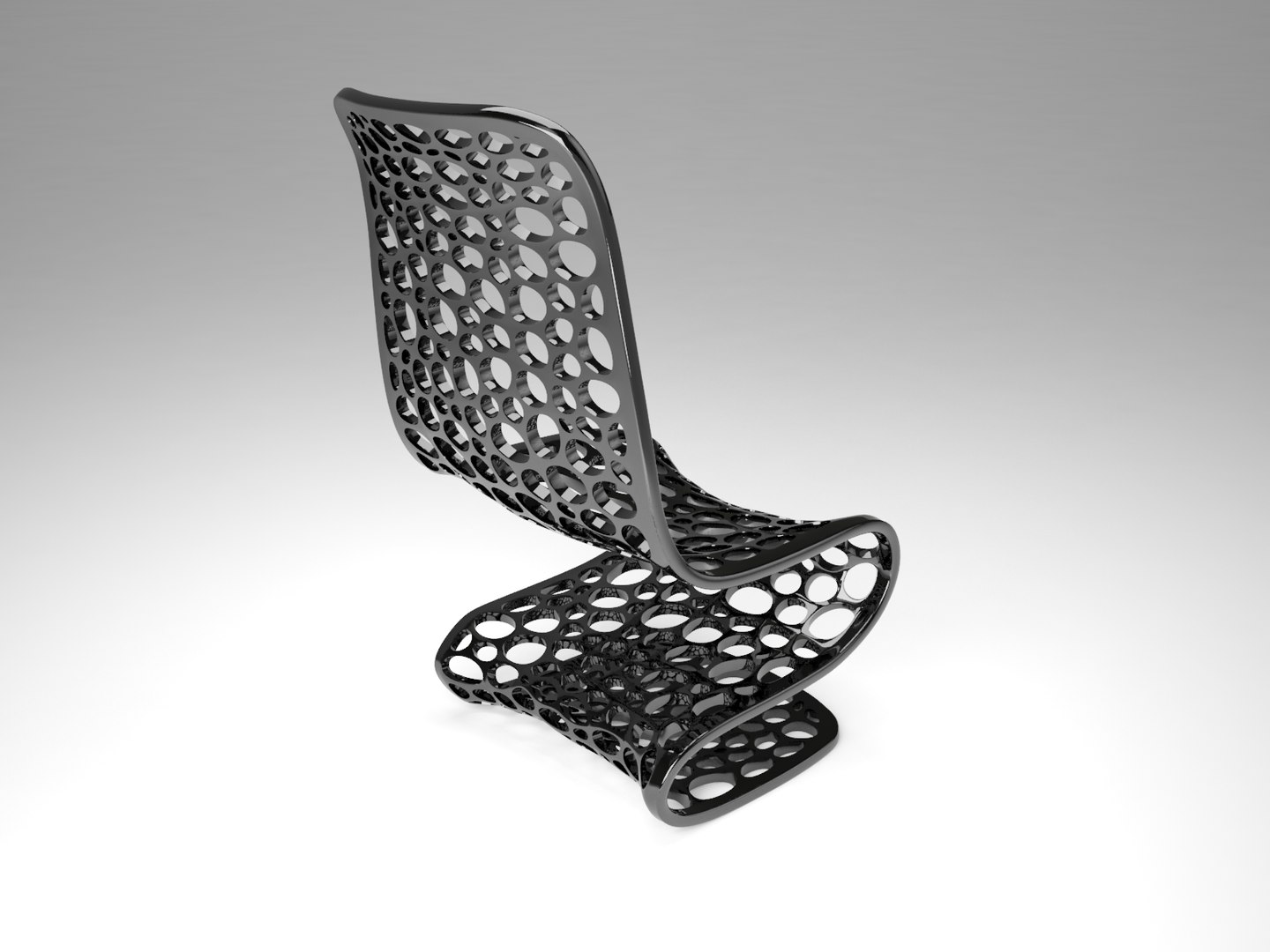 3D High-tech Chair Cellular Model - TurboSquid 1403217