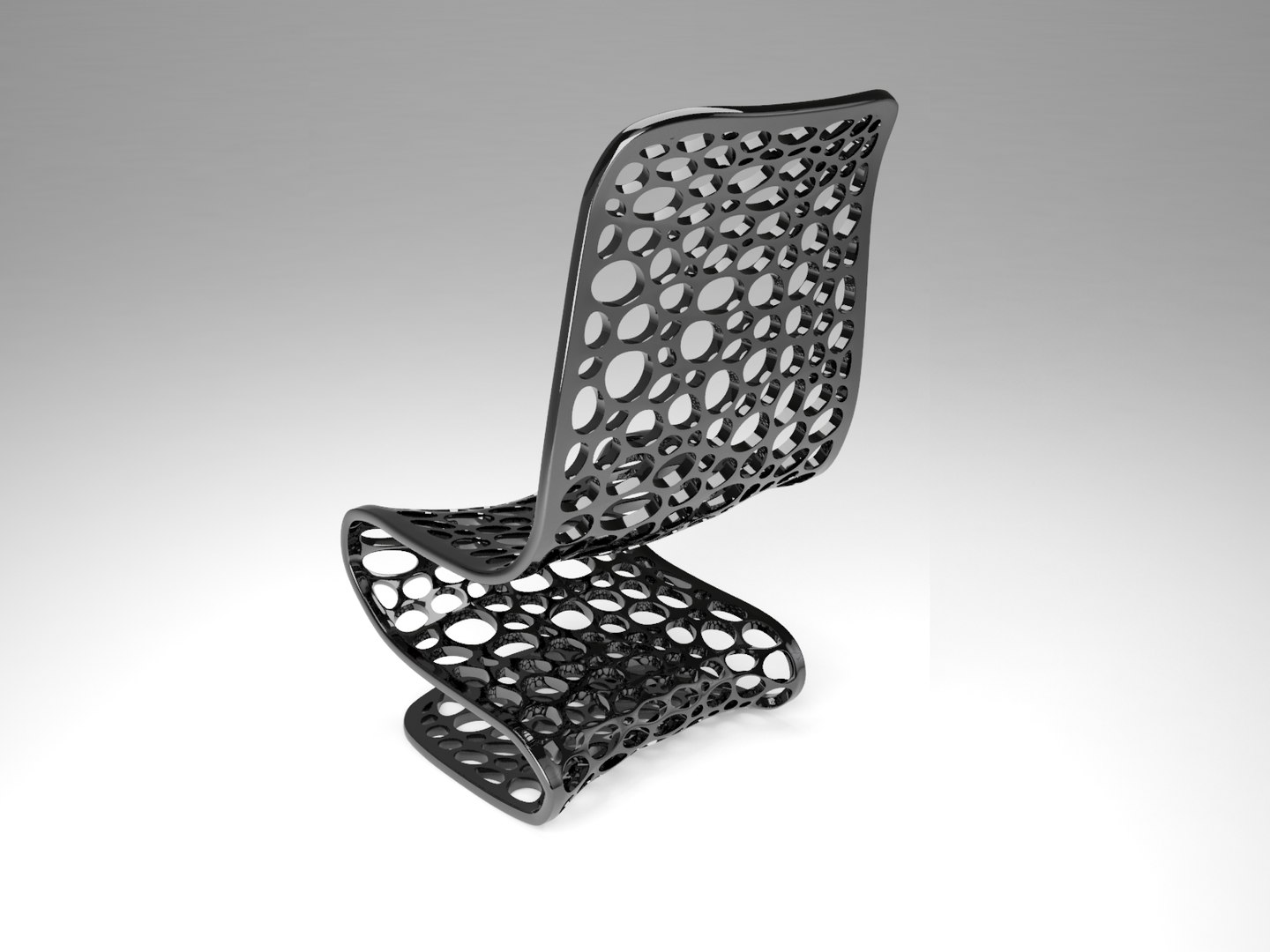 3D High-tech Chair Cellular Model - TurboSquid 1403217