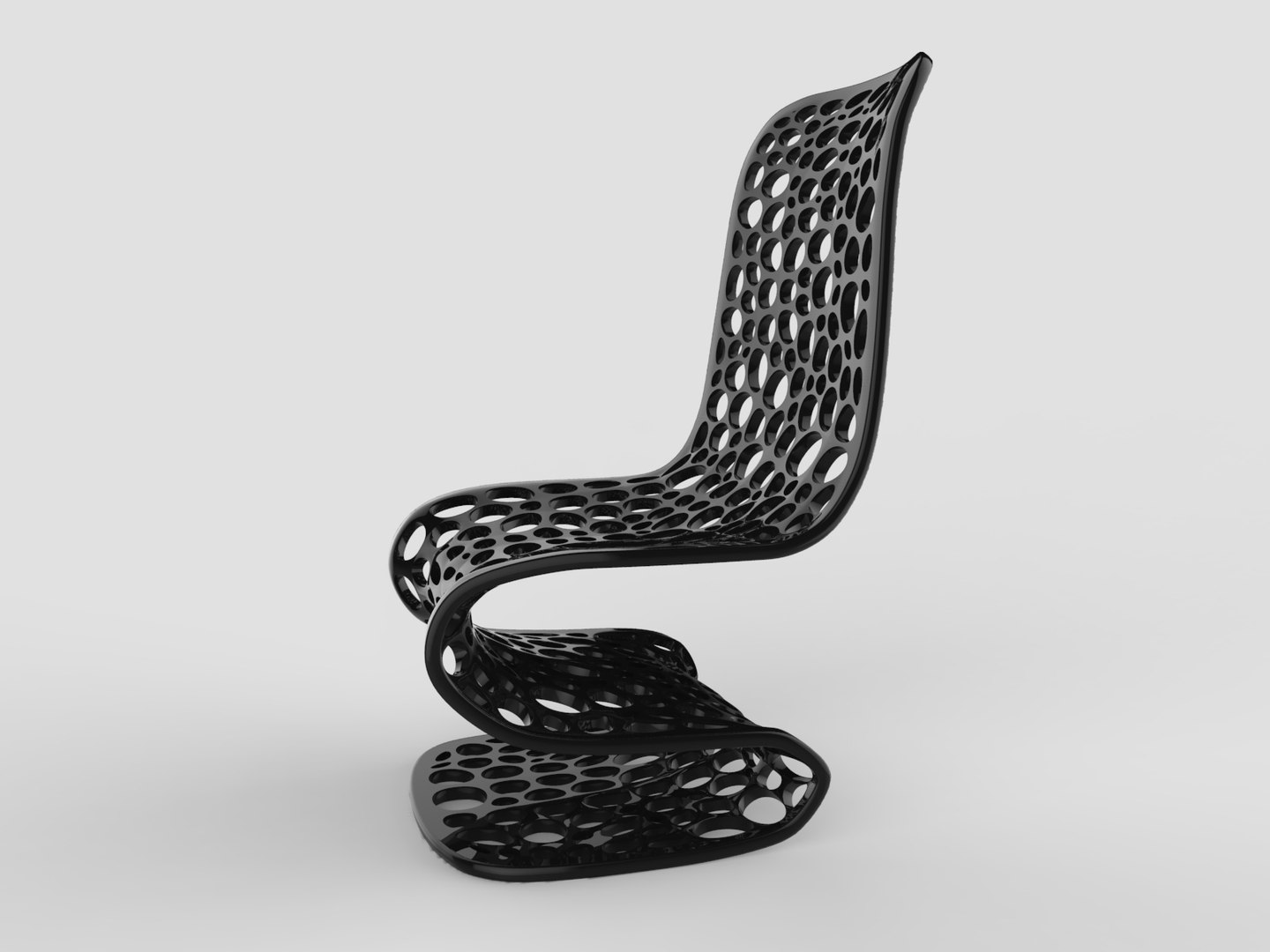 3D High-tech Chair Cellular Model - TurboSquid 1403217