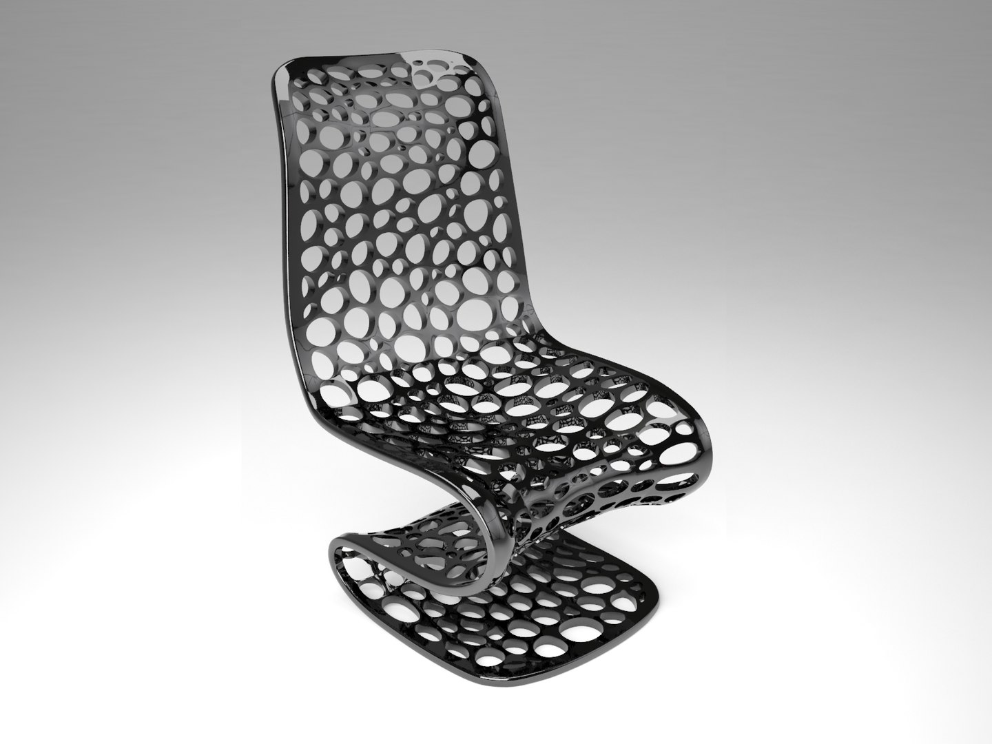 3D High-tech Chair Cellular Model - TurboSquid 1403217