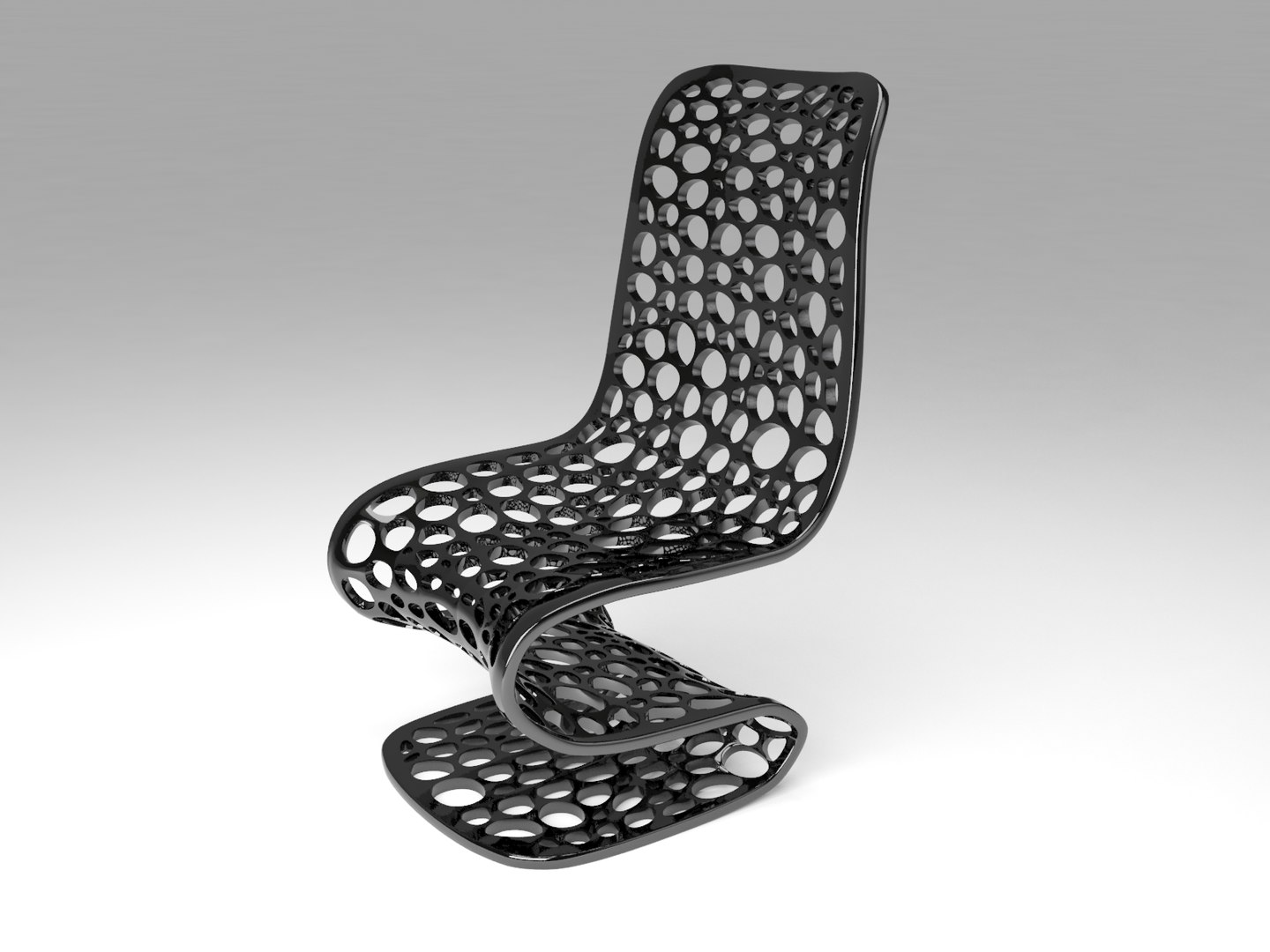 3D High-tech Chair Cellular Model - TurboSquid 1403217