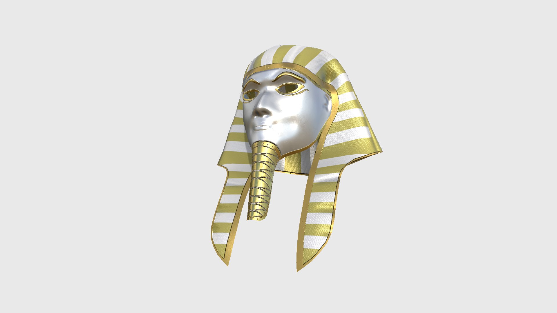 3D Amun Mask A04 - Egyptian Gods Character Clothing - TurboSquid 2238671