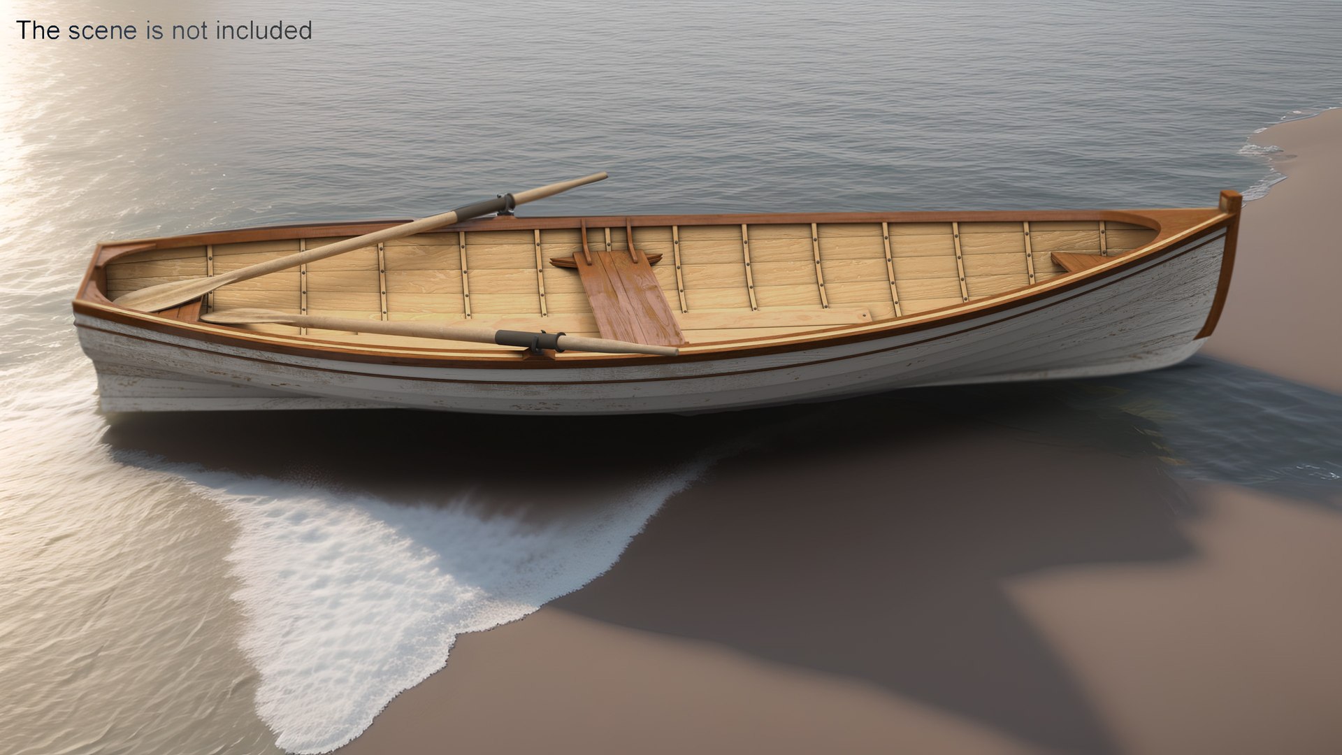 3D Wooden Boat Oar - TurboSquid 2176801