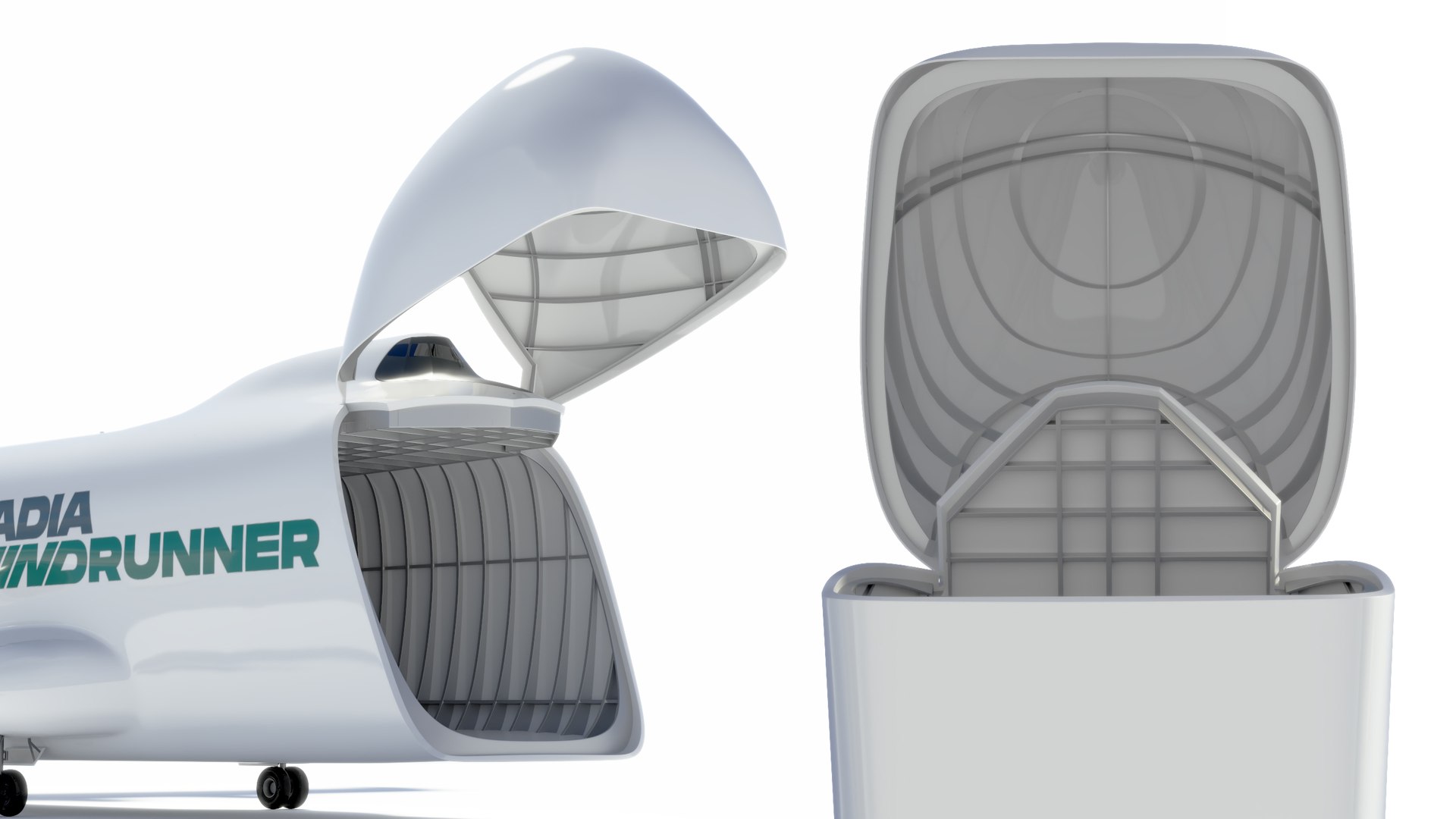 Radia Windrunner Cargo Airplane Rigged For Cinema 4D 3D Model ...