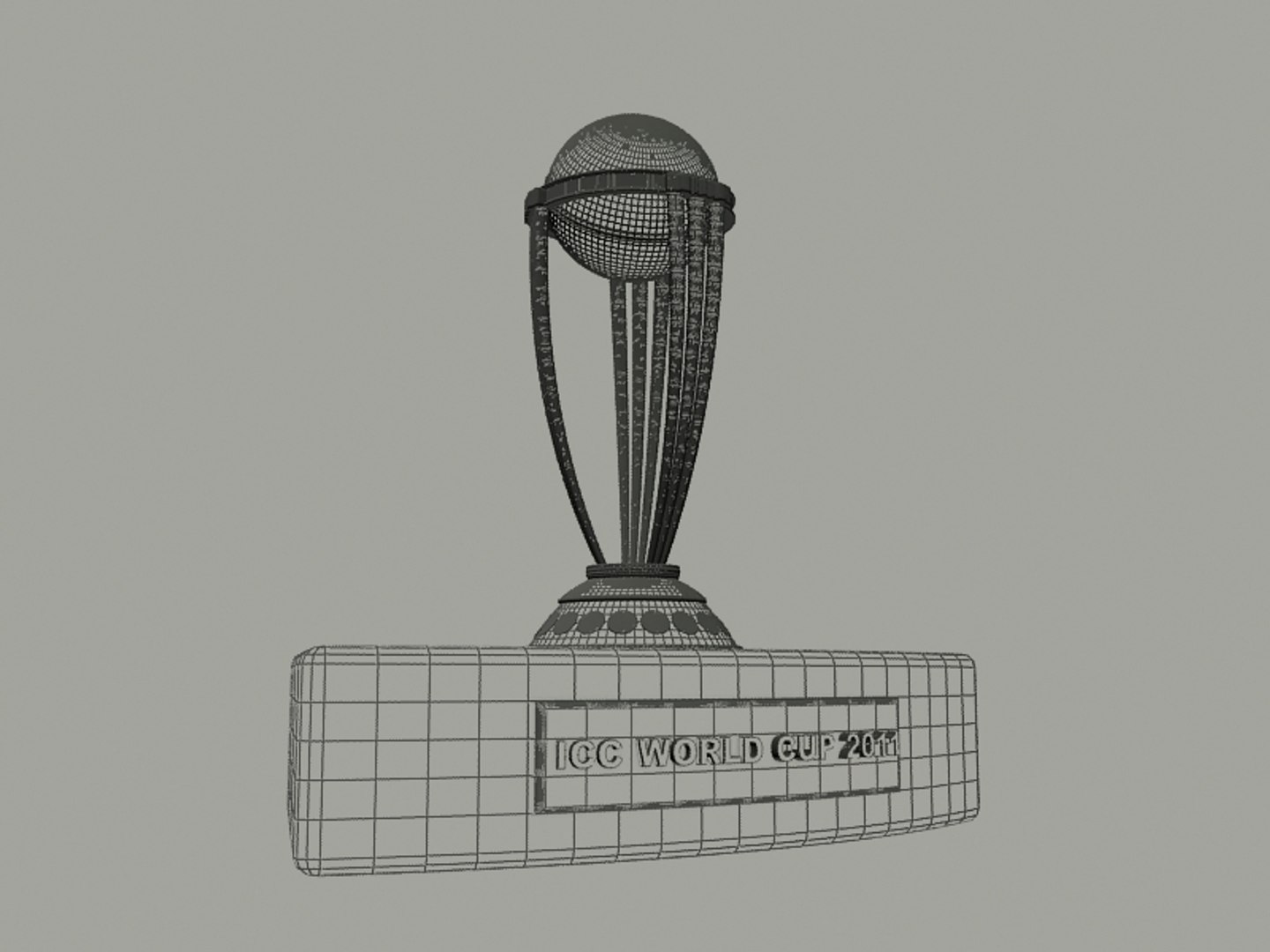 icc cricket world cup 3d model