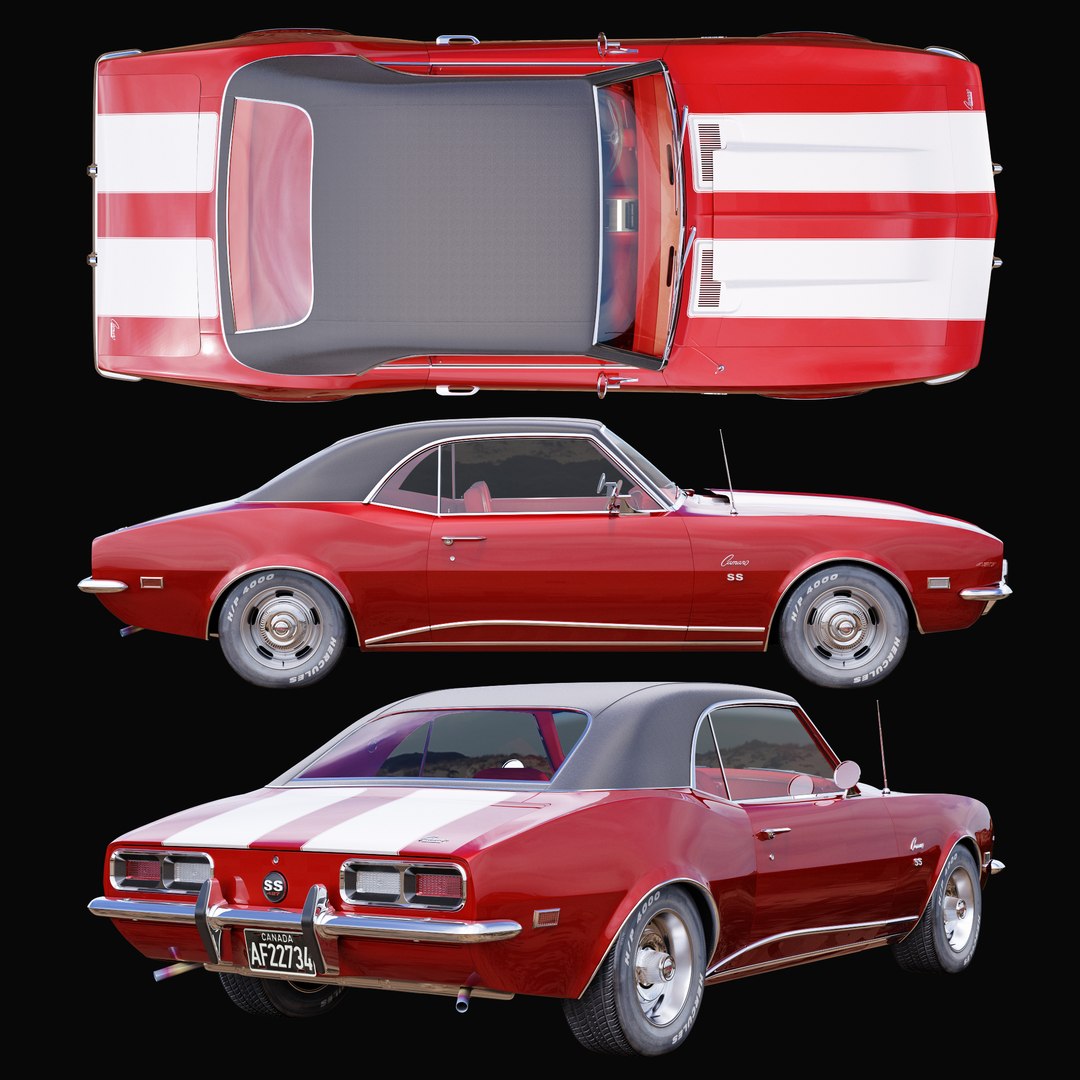 Chevrolet Camaro Car Model - TurboSquid 1654405
