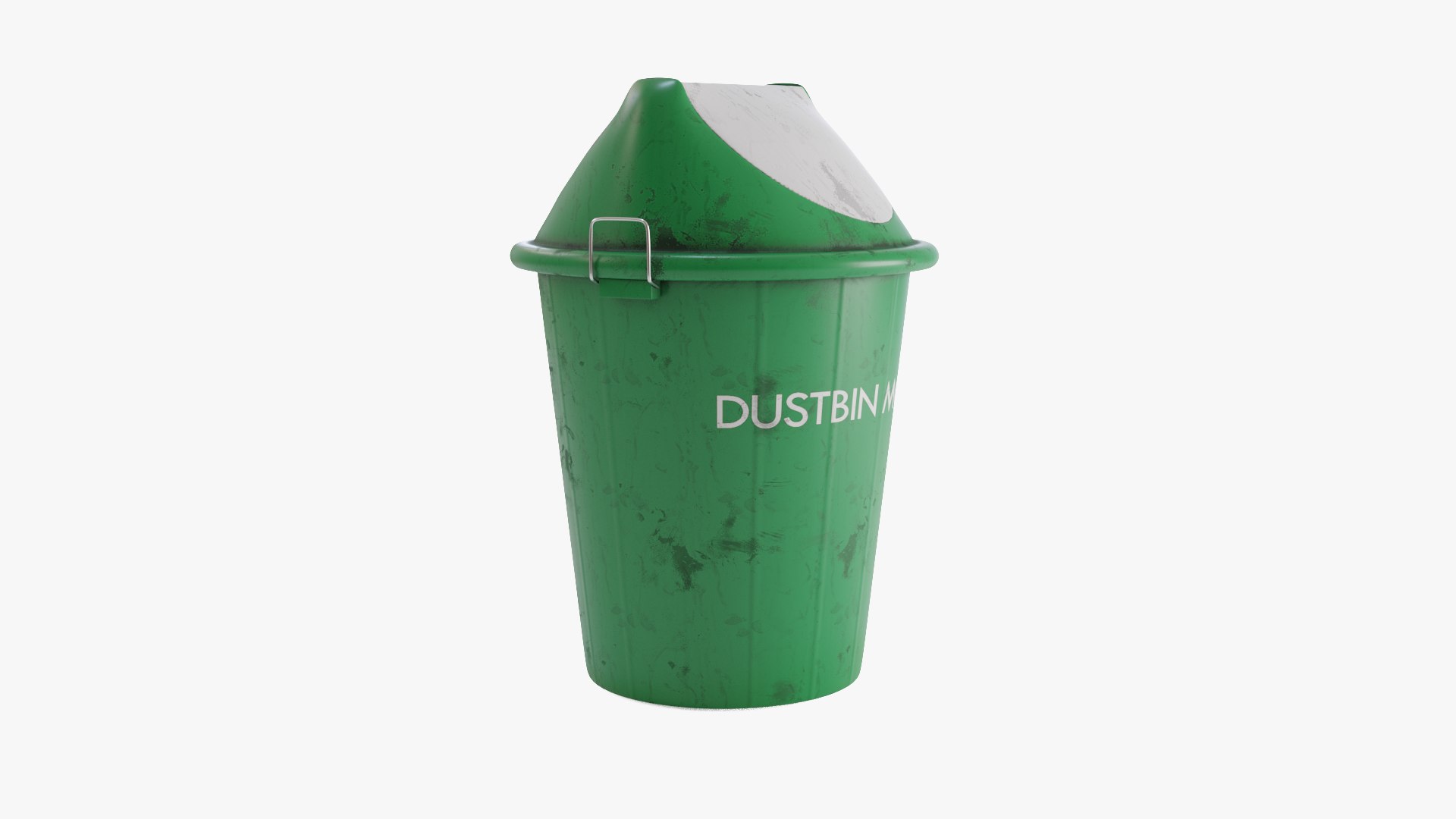Dustbin Green 3D Model - TurboSquid 1875963