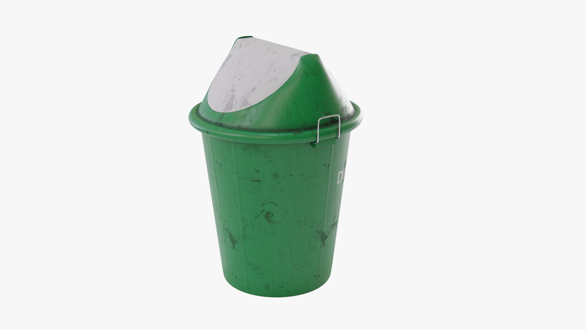Dustbin Green 3D Model - TurboSquid 1875963