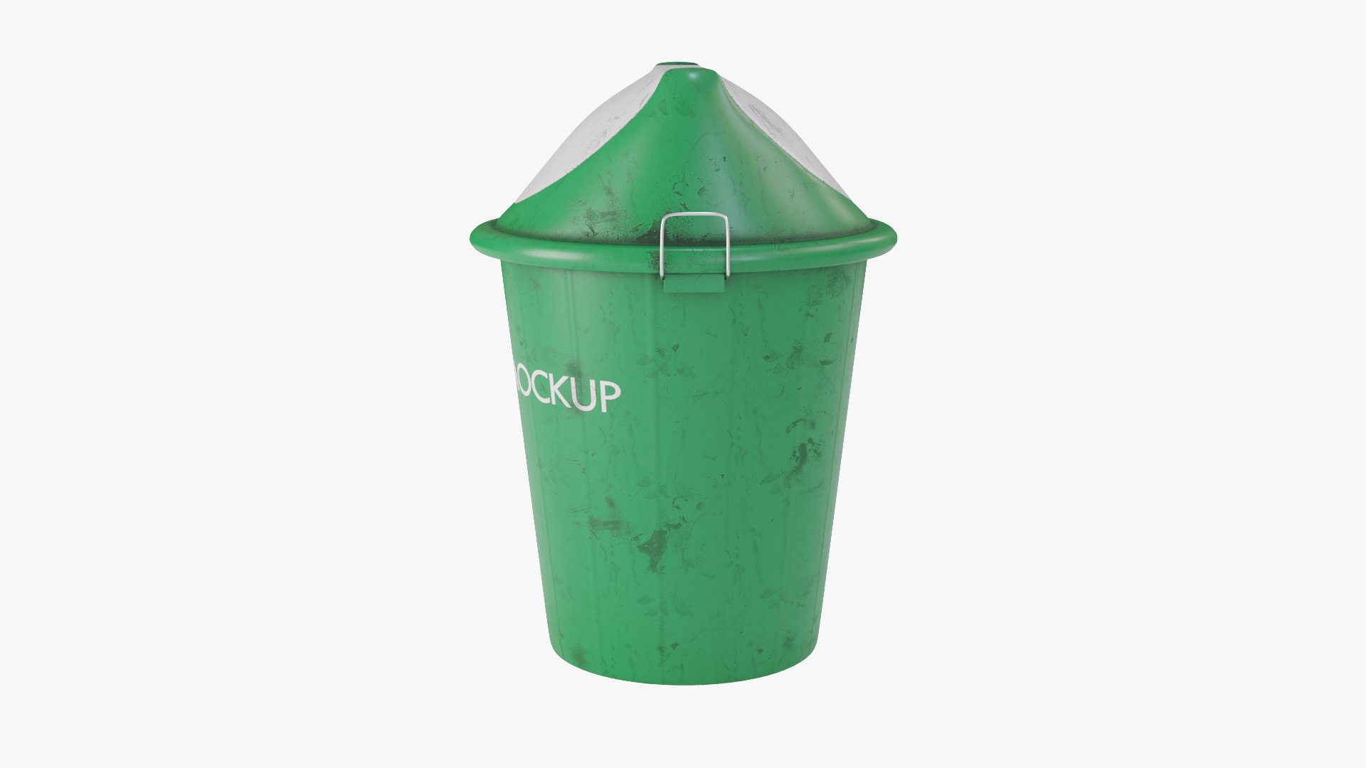 Dustbin Green 3D Model - TurboSquid 1875963