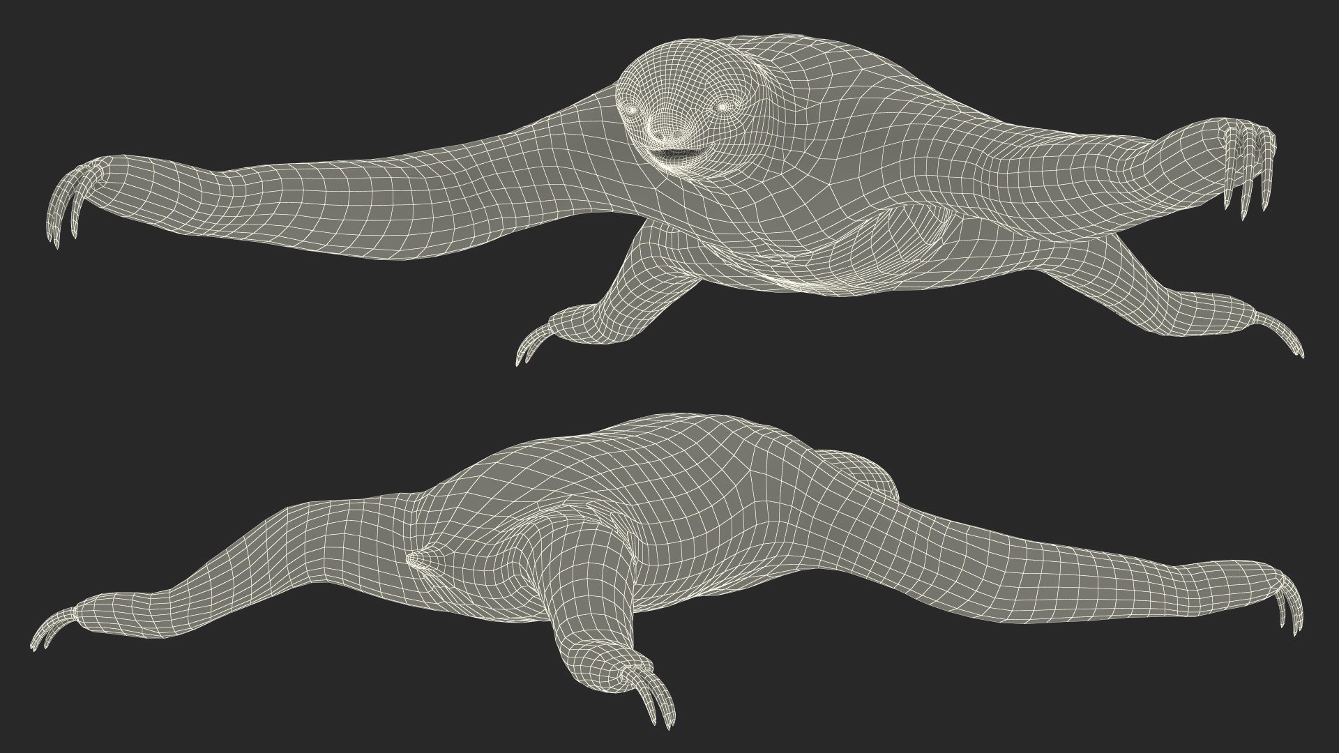 3D Model Sloth Fur - TurboSquid 2177597