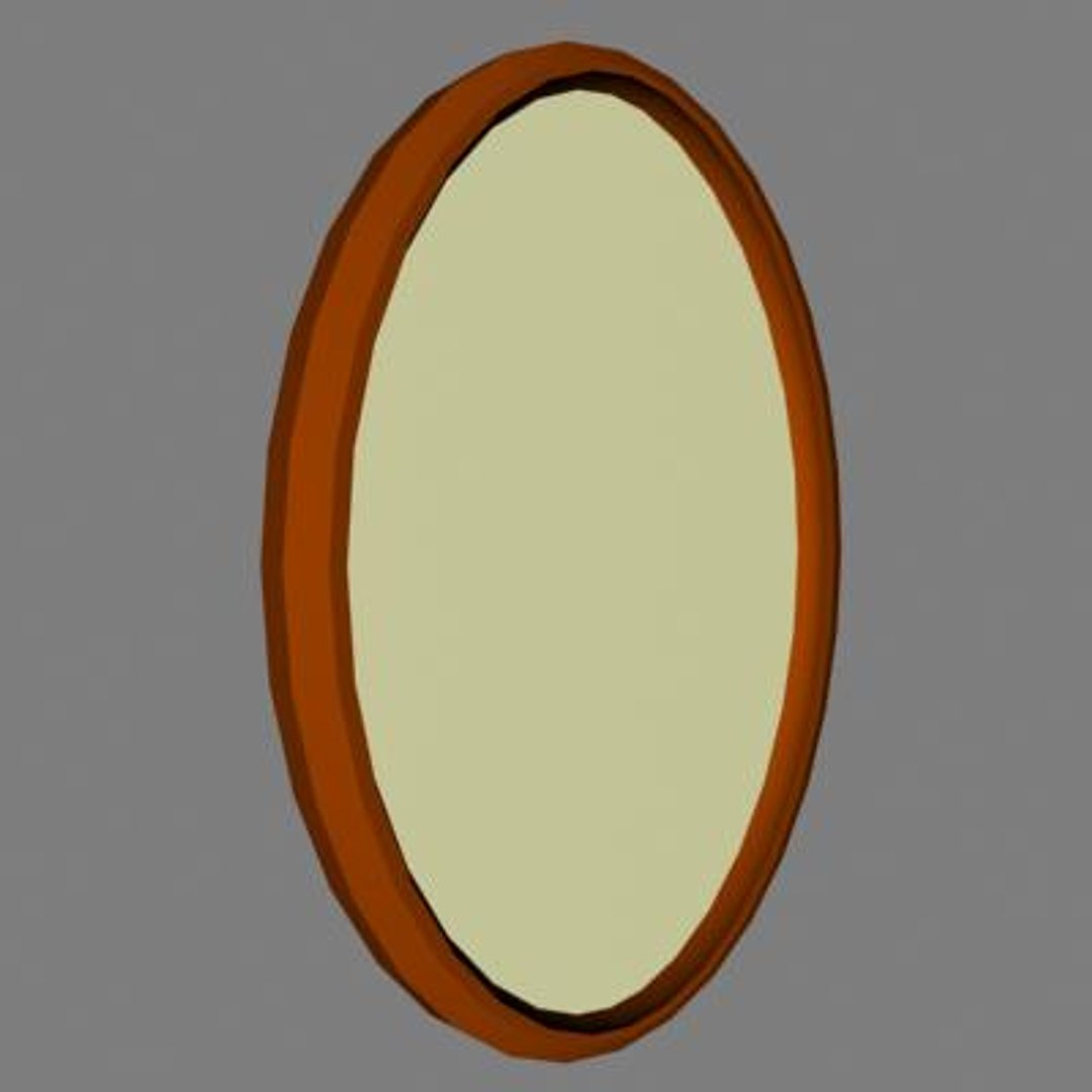 3d Oval Frame Model